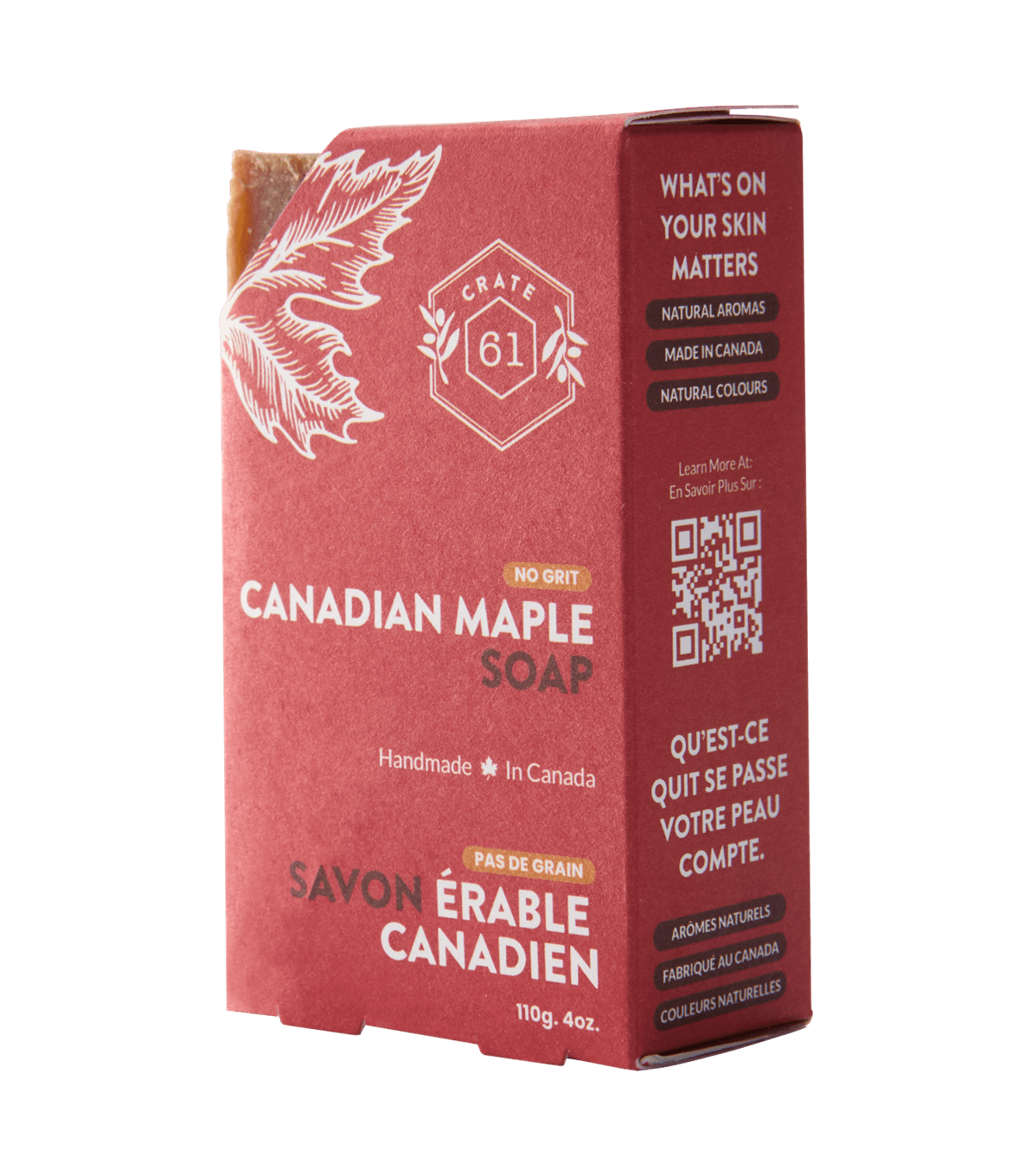 Canadian Maple Bar Soap - Crate 61 Organics